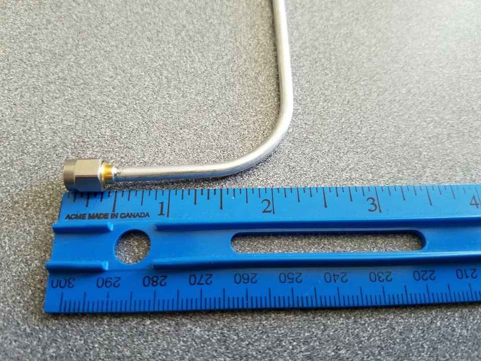 RF Semi Rigid Micro-Coax UT-141-SA-AL-TP-M17 , SMA Male connectors, 9 ...