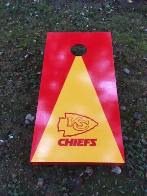 Kansas City Chiefs handmade Cornhole Boards USA made | eBay