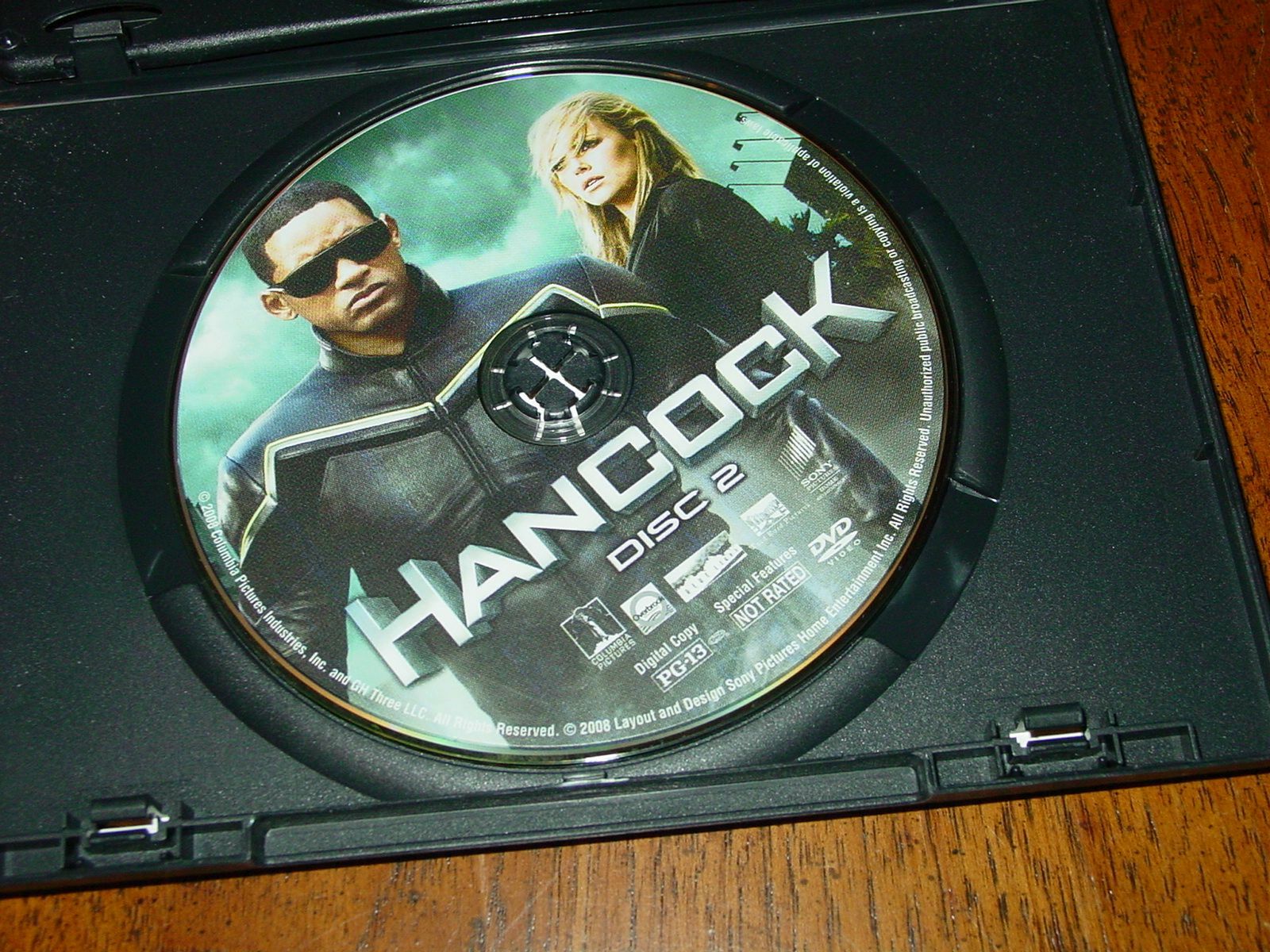 Hancock DVD 2008 2-Disc Set Will Smith As Drunken Super Hero Antics Set ...