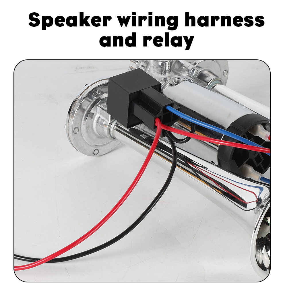 600DB 12V Electric Trains Horns Air Train Horn Kit for Truck Car Super ...