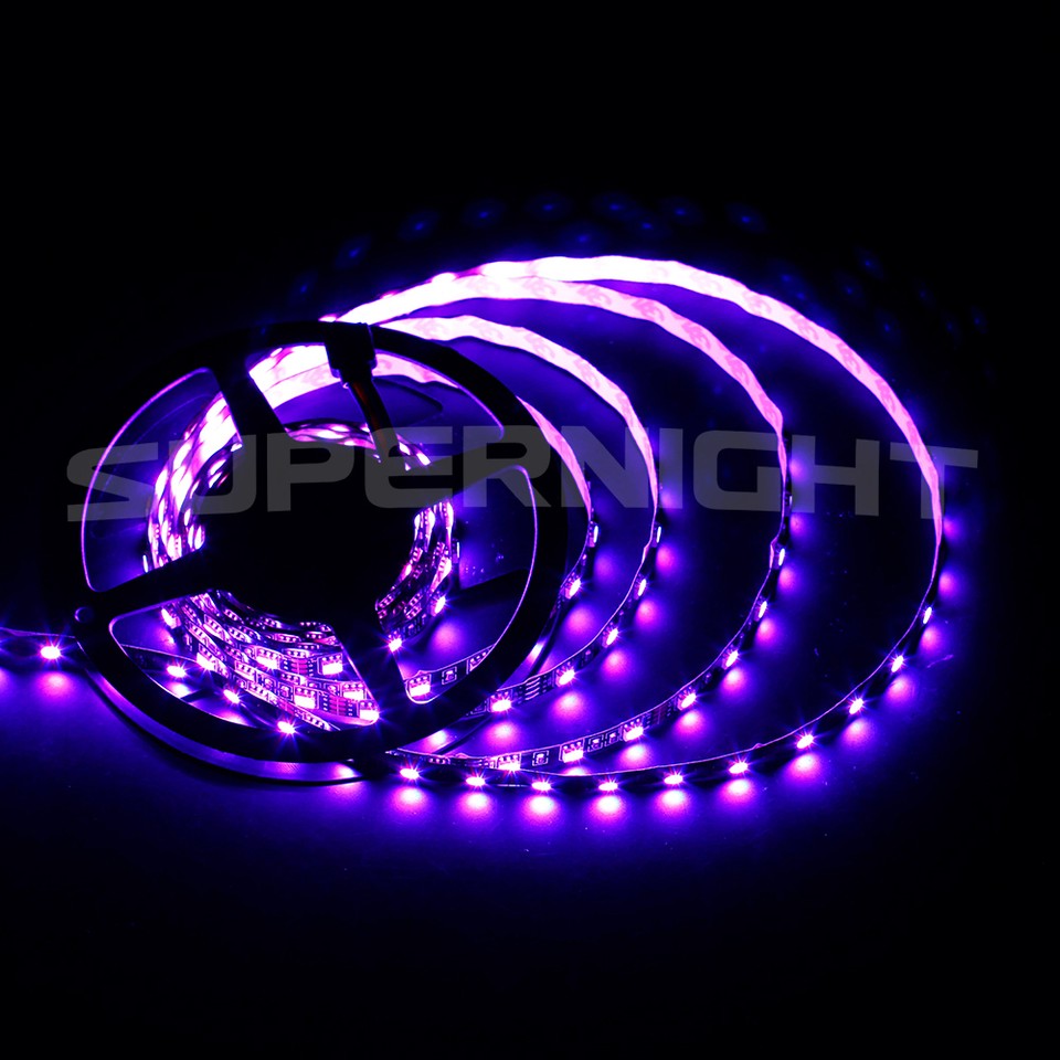 5pcs x RGB 5M 5050 SMD 300 LED Strip Lights Non-Waterproof Black PCB | eBay