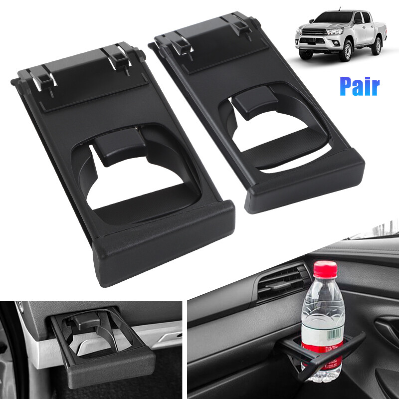 2X Dash Left+Right Cup Holder For Toyota Hilux Vigo SR Pickup Fortuner ...