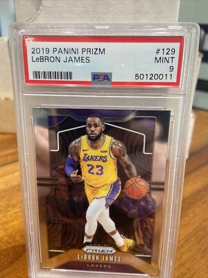 2019 Prizm Lebron James PSA 9 #129 Cavaliers Lakers | eBay