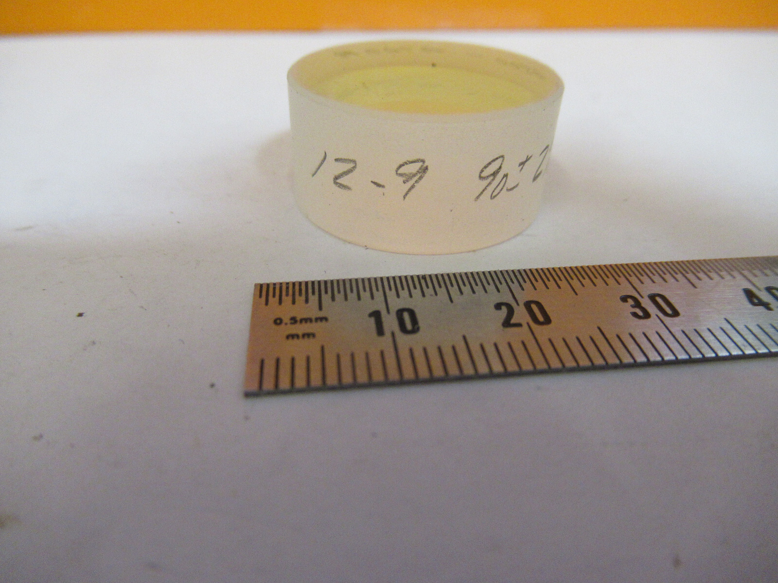 OPTICAL FLAT COATED LENS 450-470 nm PRO LASER OPTICS AS PICTURED P3-A ...