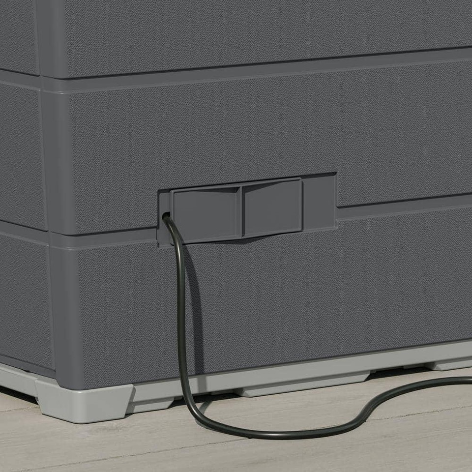 Suncast Deck Boxes 38"Hx49.75"W Backyard Oasis Entertaining Station w ...