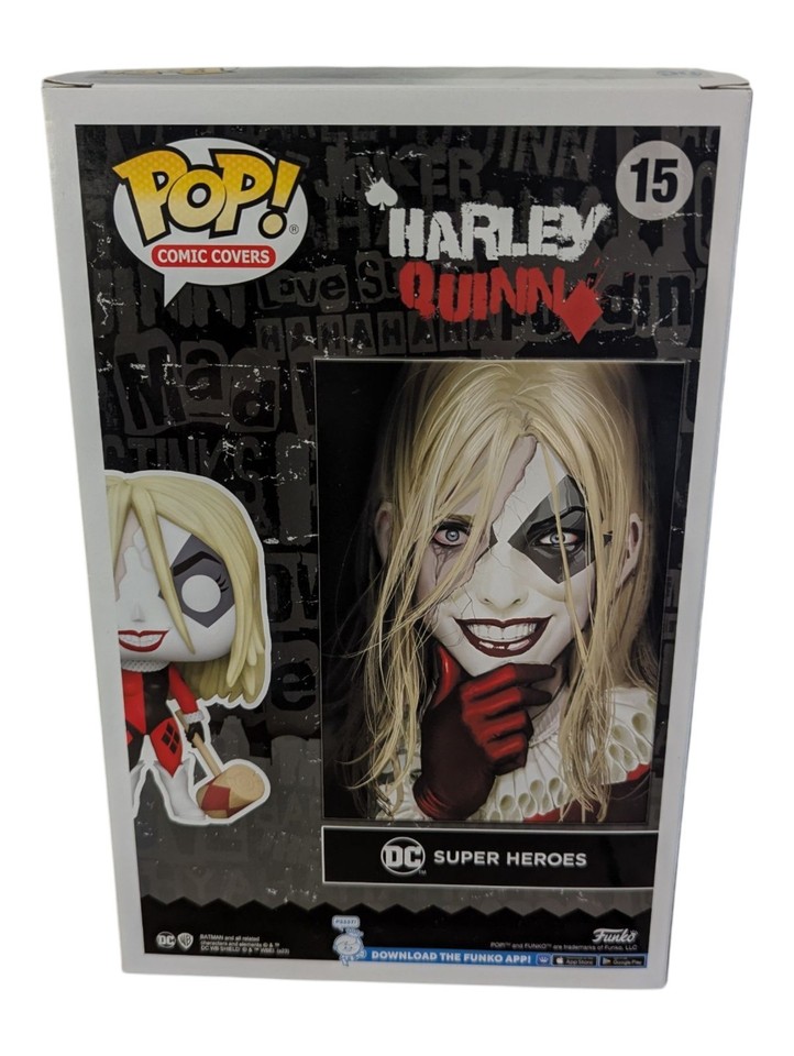Funko Pop! Comic Covers: DC Harley Quinn - Harleen Quinzel Figure #15 ...