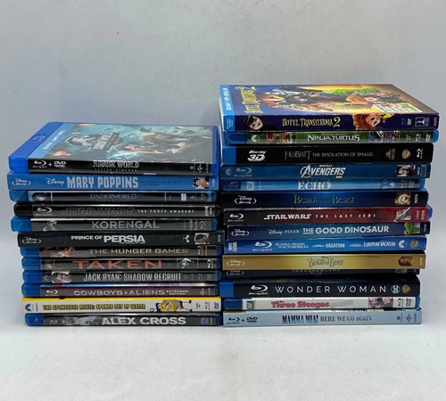 Lot of 26 Assorted Movies Blu-ray Drama Action Comedy Thriller ...