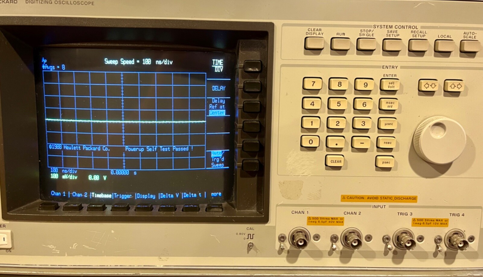 HP Agilent 54111D 2 Channel 500 MHz Digitizing Oscilloscope, Pre-Owned ...