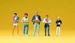 Preiser HO Scale Model Figure/People Set - Restaurant Guests/Food Trays ...