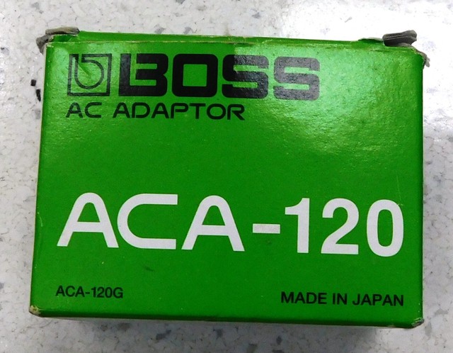 Boss Aca-120g AC Pedal 9v Power Adapter - Vintage ACA120G Made in Japan ...