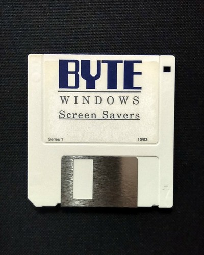 Vintage October 1993 BYTE Magazine WINDOWS Screen Savers Series 1 ...