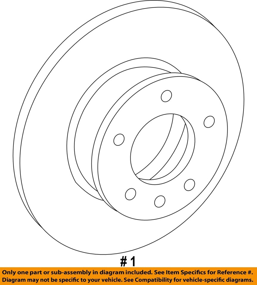 MERCEDES OEM 02-18 G500 Front Suspension Brake Components-Rotor Left ...