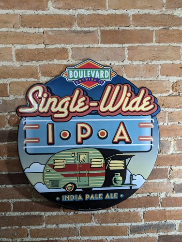 BOULEVARD BREWING SINGLE WIDE IPA TIN SIGN 24" X 24" | eBay