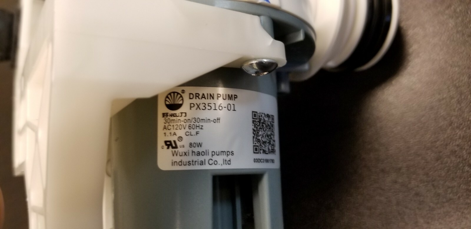 DC97-19289F New OEM Samsung washer Drain pump Assembly | eBay