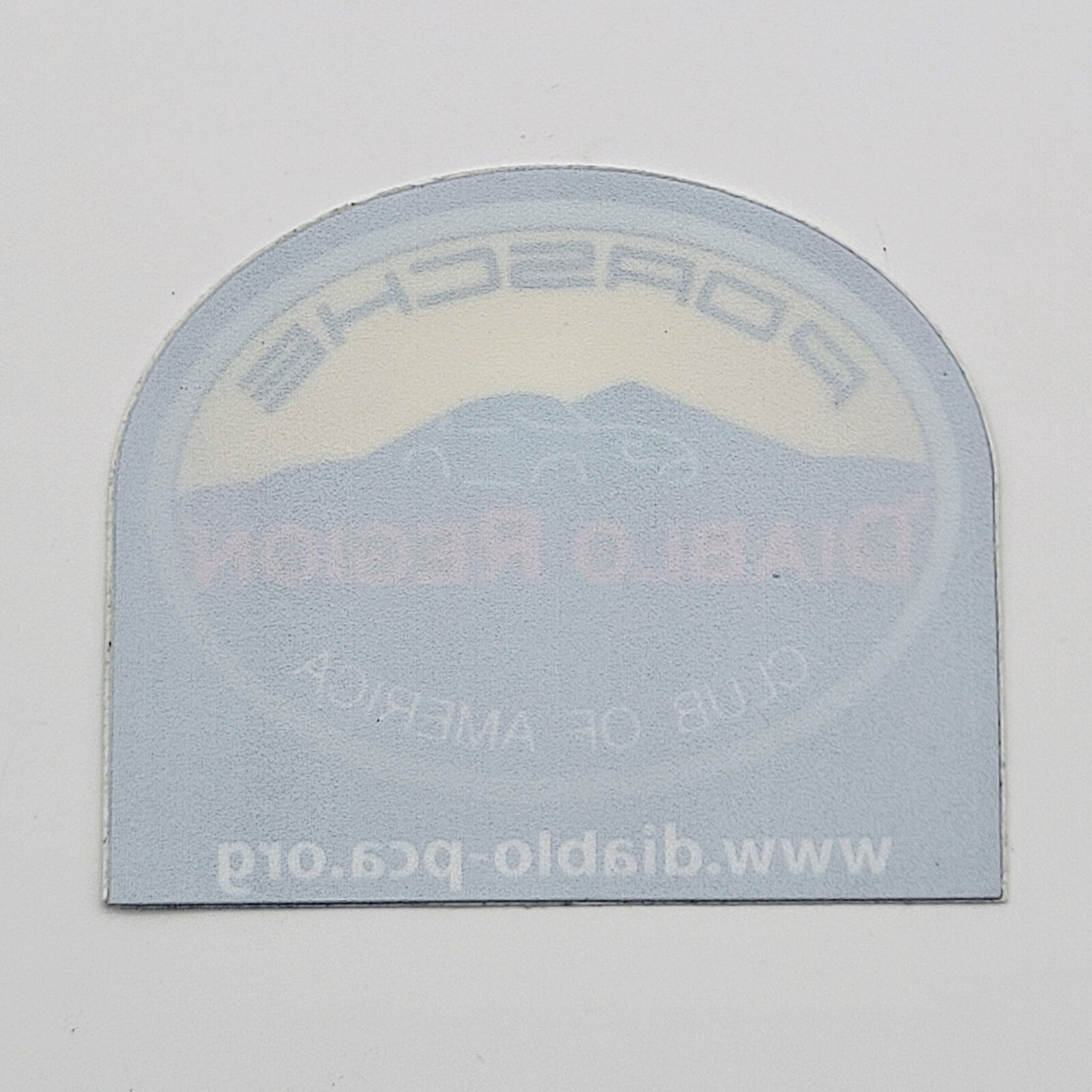 Porsche Club Of America PCA Diablo (CA) Region Window Sticker Decal 3 ...