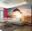 Chillout Dolphin Jump Ocean Sunset 3D Full Wall Mural Photo Wallpaper ...