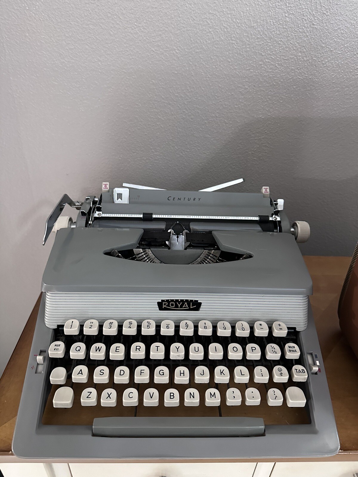 Vintage Royal Century Manual Portable Typewriter w/ Original Case ...