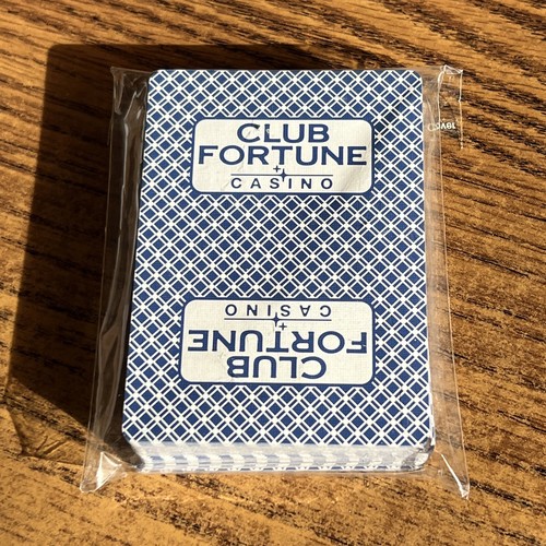 CASINO PLAYING CARDS - Club Fortune Casino Henderson NV - USED DECK ...