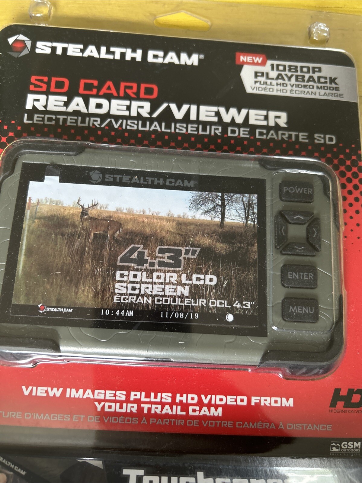StealthCam SD Card Reader/Viewer 1080P 4.3" Color LCD HD Touchscreen ...