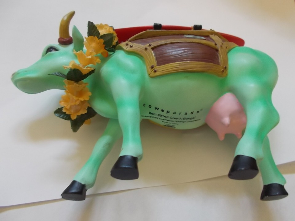 Westland Cow Parade Figurine "Cow-A-Bunga" 2002 #9148 | eBay