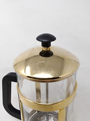 Vintage Pyrex Corning French Press Coffee Maker Gold Cafetière 8 Cups ...