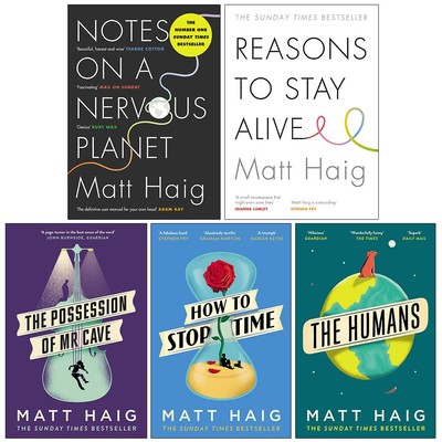 Matt Haig 5 Book Set Collection (The Possession of Mr Cave, The Huma ...