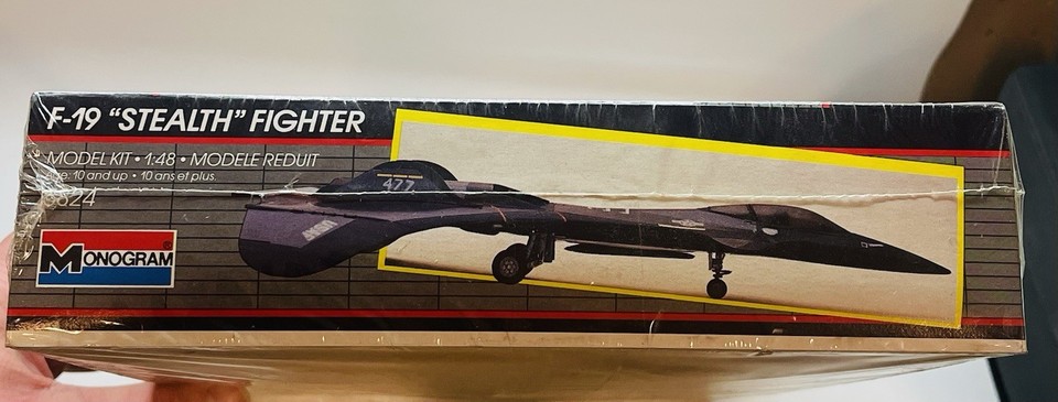 1987 Sealed Never Opened 1/48 Monogram F-19 Stealth Fighter, | eBay