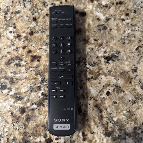 Sony RM-R50 Remote Control for CD/CDR Player OEM Genuine TESTED | eBay