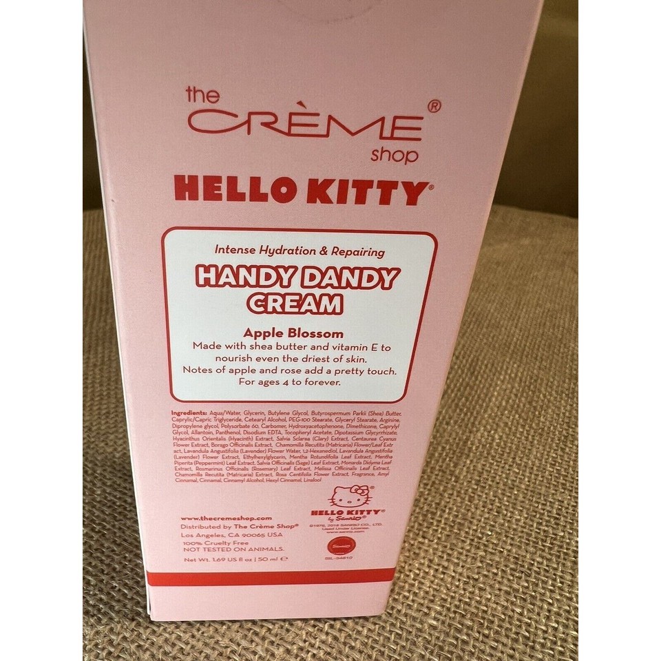 HELLO KITTY Hand Cream by The Creme Shop x--Apple Blossom | eBay