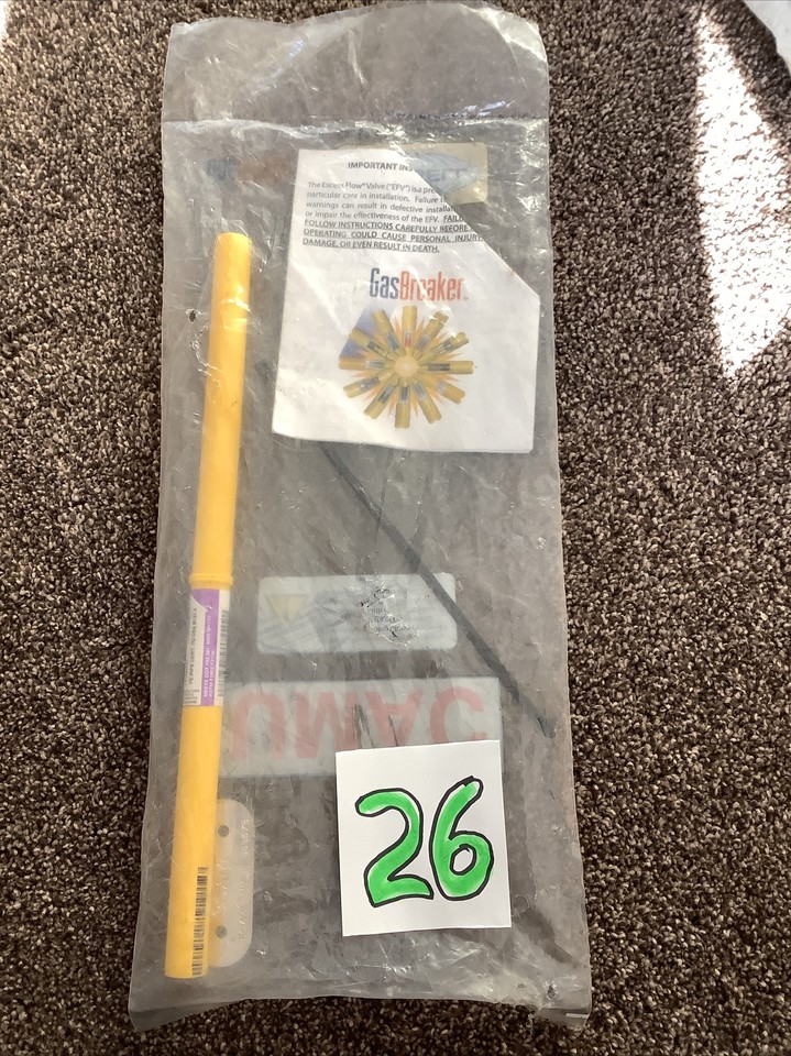 Hubbell UMAC Gasbreaker Excess Flow Valve 1 x 12" - P41080919 Gas ...