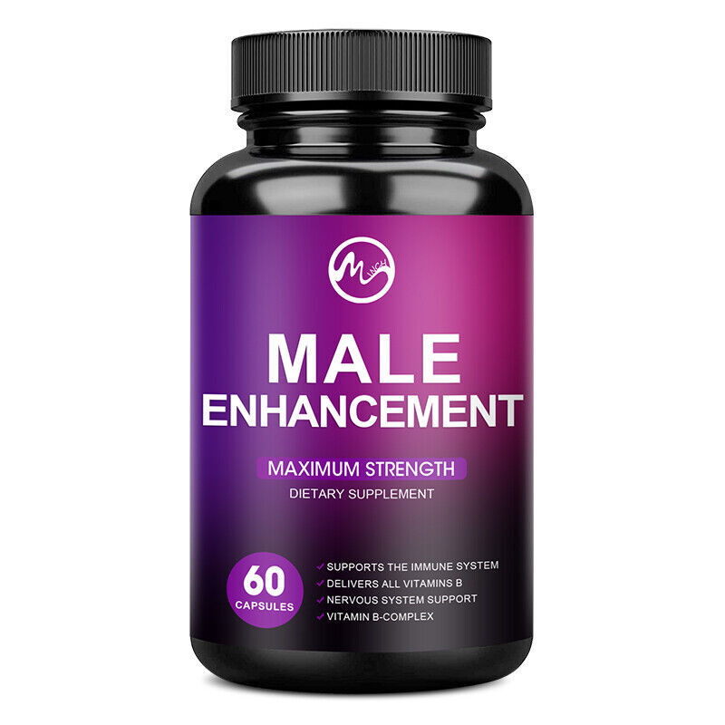 60 Pills Best Male Enhancement Capsules,enlarger, Bigger,Longer,Growth ...