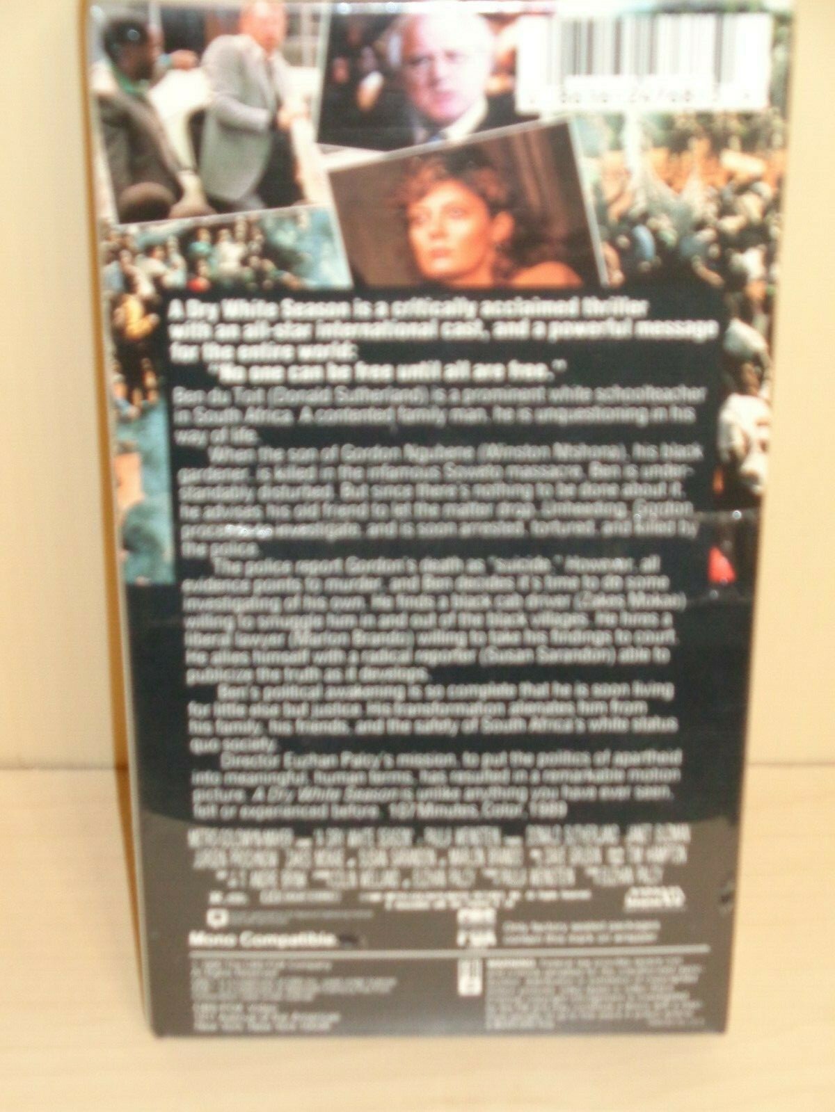 A Dry White Season (VHS, 1992) for sale online | eBay