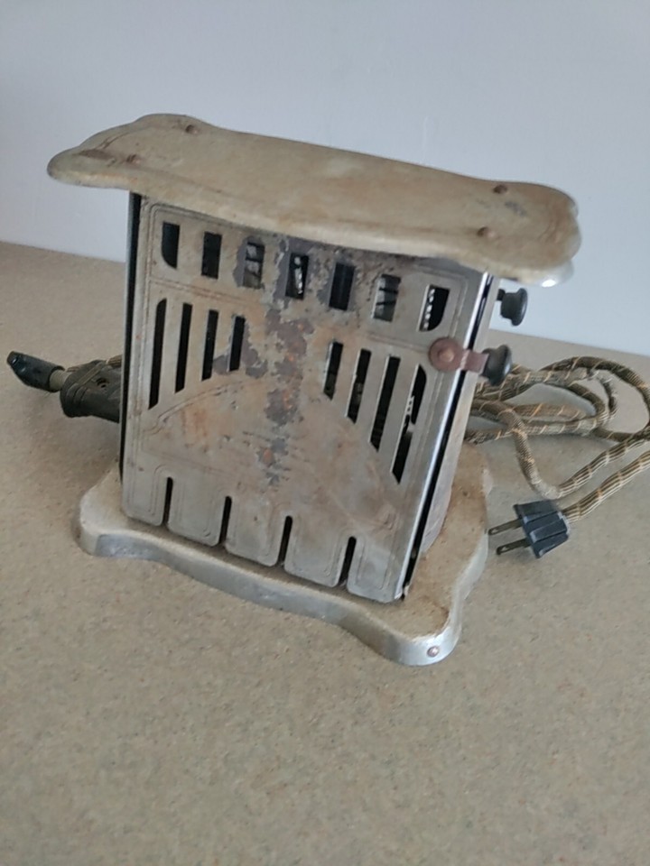 Vintage Leviton Rusty Toaster Display Only Kitchen Decor Plant Stand | eBay