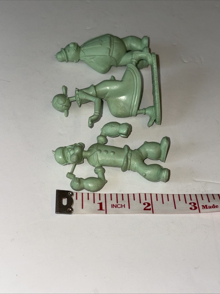 Vintage Marx Small Plastic Popeye & Friends Figure Lot Wimpy Sweet Pea Olive Oyl | eBay