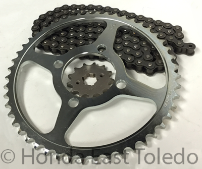 CHAIN AND SPROCKET KIT 02-09 TTR125E 125R 125ER JTF548.13 JTR1843.49 ...