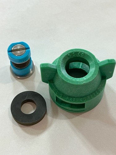 (5) TeeJet Stainless Steel TK-VS5 FloodJet Spray Tips with FREE caps ...