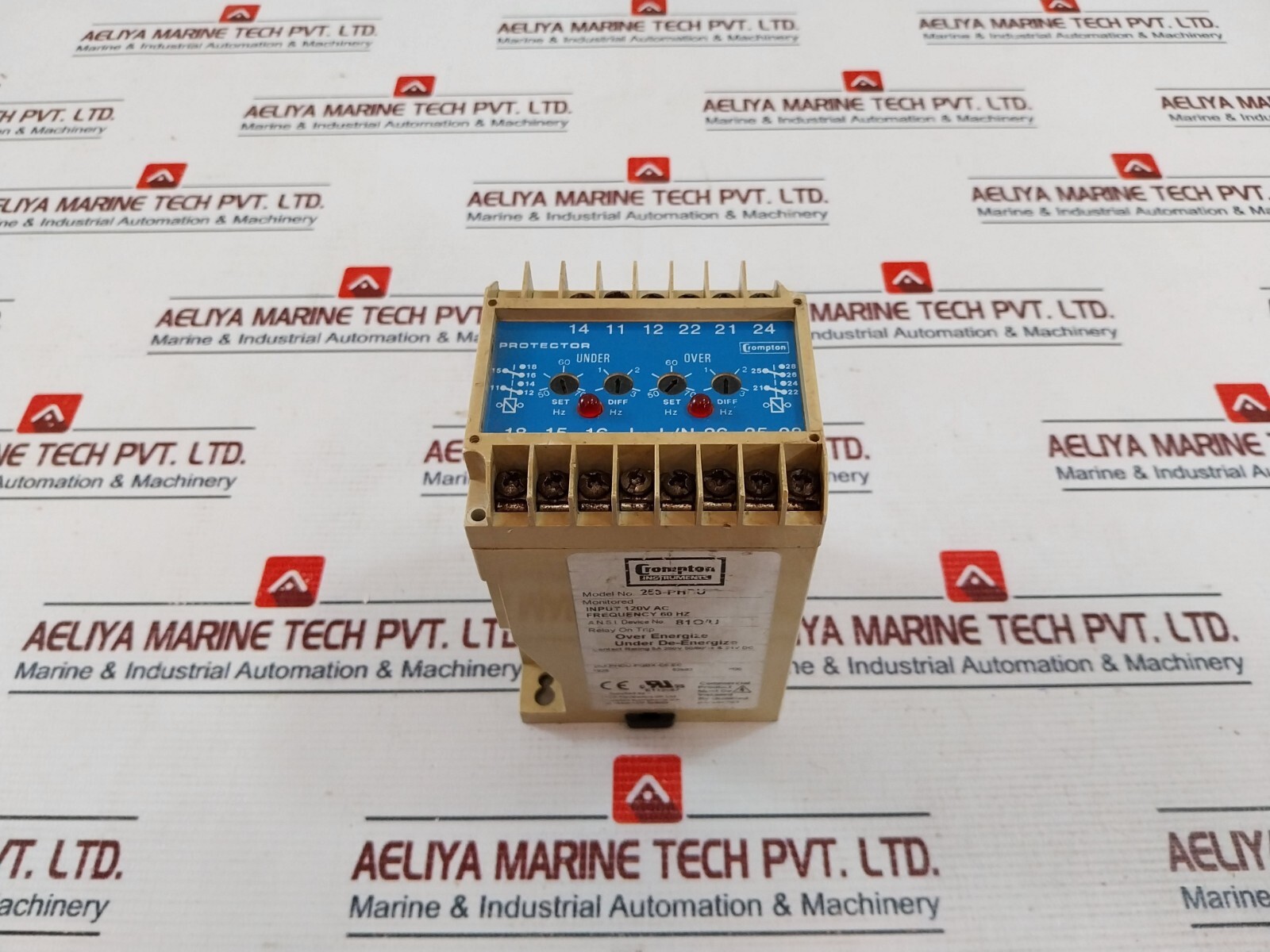 Crompton Instruments 253-PHDU Protector Trip Relay 5a 120VAC 60Hz | eBay