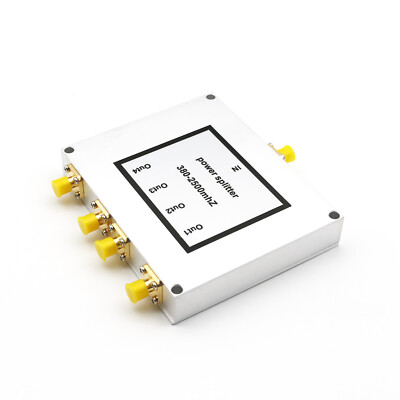 Power Splitter Divider Combiner RF Coaxial SMA 4-way Signal Booster 380 ...