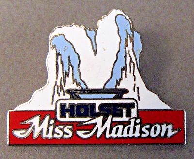1989 HOLSET MISS MADISON 1.5" chrome hydroplane boat racing tack pin | eBay