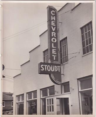 NEON SIGNS READING PENNSYLVANIA * VINTAGE c 1950s Stoudt CHEVROLET ...