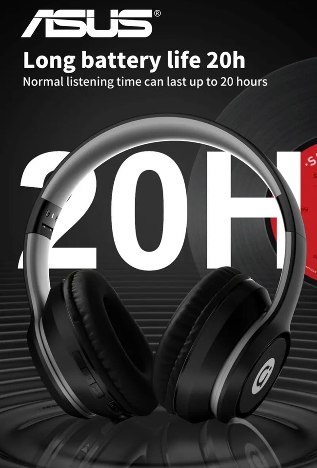 NEW UNOPENED Asus Adol AS-D96 Wireless Headphones - Buy 2 & Save Even ...