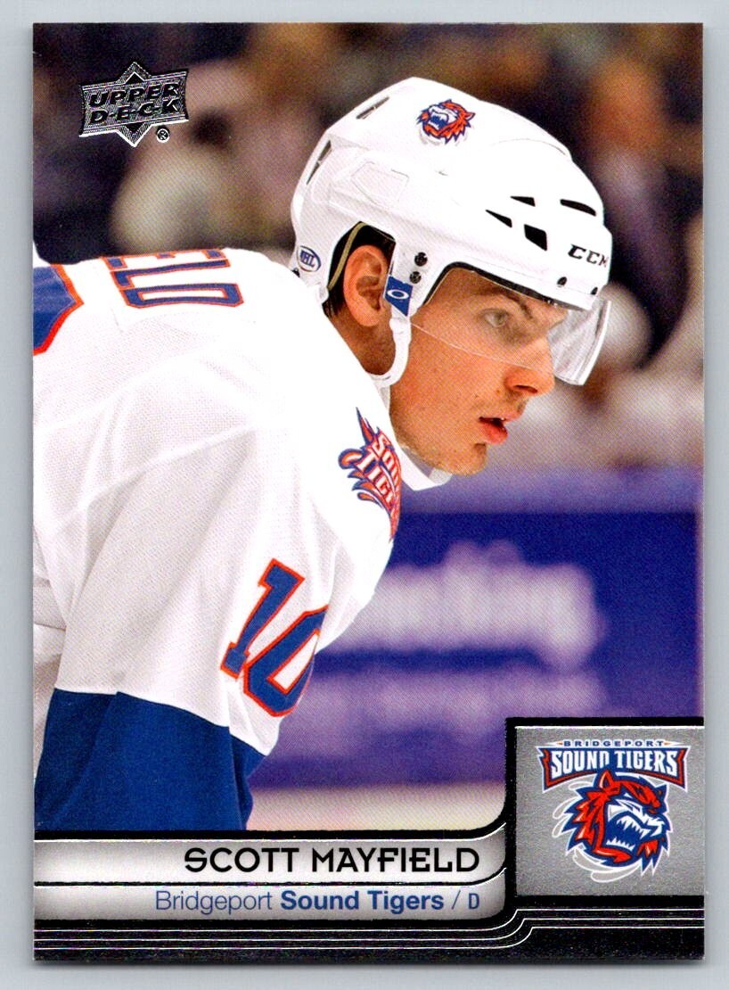Scott Mayfield 2014-15 Upper Deck AHL Box Set Edition Bridgeport Sount ...