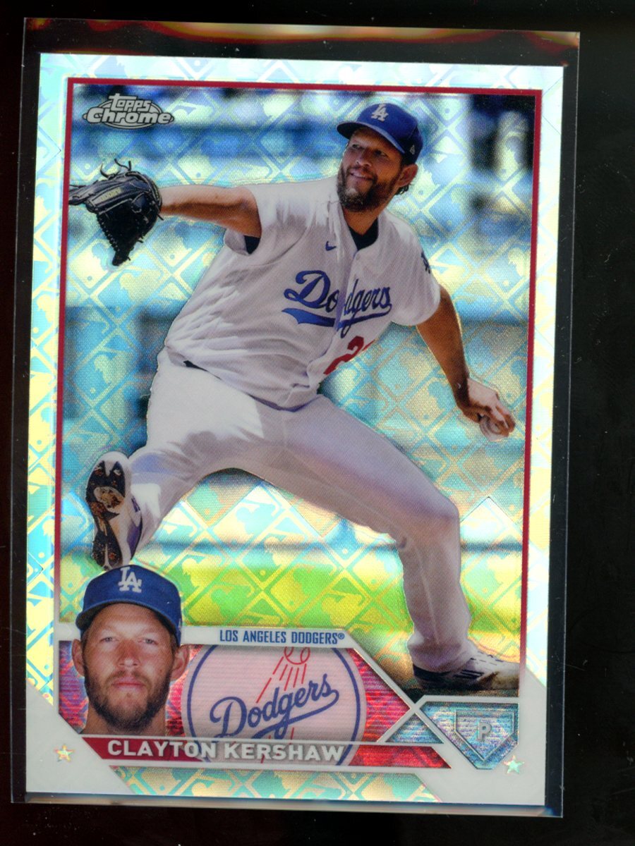 2023 Topps Chrome Logofractor Edition - #77 Clayton Kershaw for sale ...