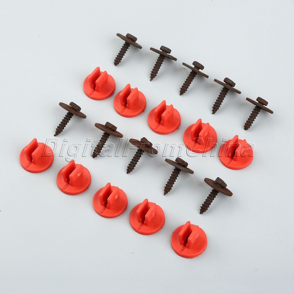 20PCS Car Engine Cover Clips Bottom Shield Rivets Fit For FORD C MAX S ...
