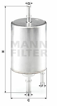 Fuel filter for AUDI LAMBORGHINI SEAT:R8,EXEO,A4 B7,A6 C6,A8 D3 ...