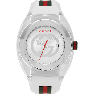 New Gucci Sync XXL Rubber Band Gucci Logoed Dial Assorted Colors Men's ...