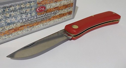 CASE XX FIREMAN RED HUNTING POCKET KNIFE U.S.A. SOD BUSTER SODBUSTER ...