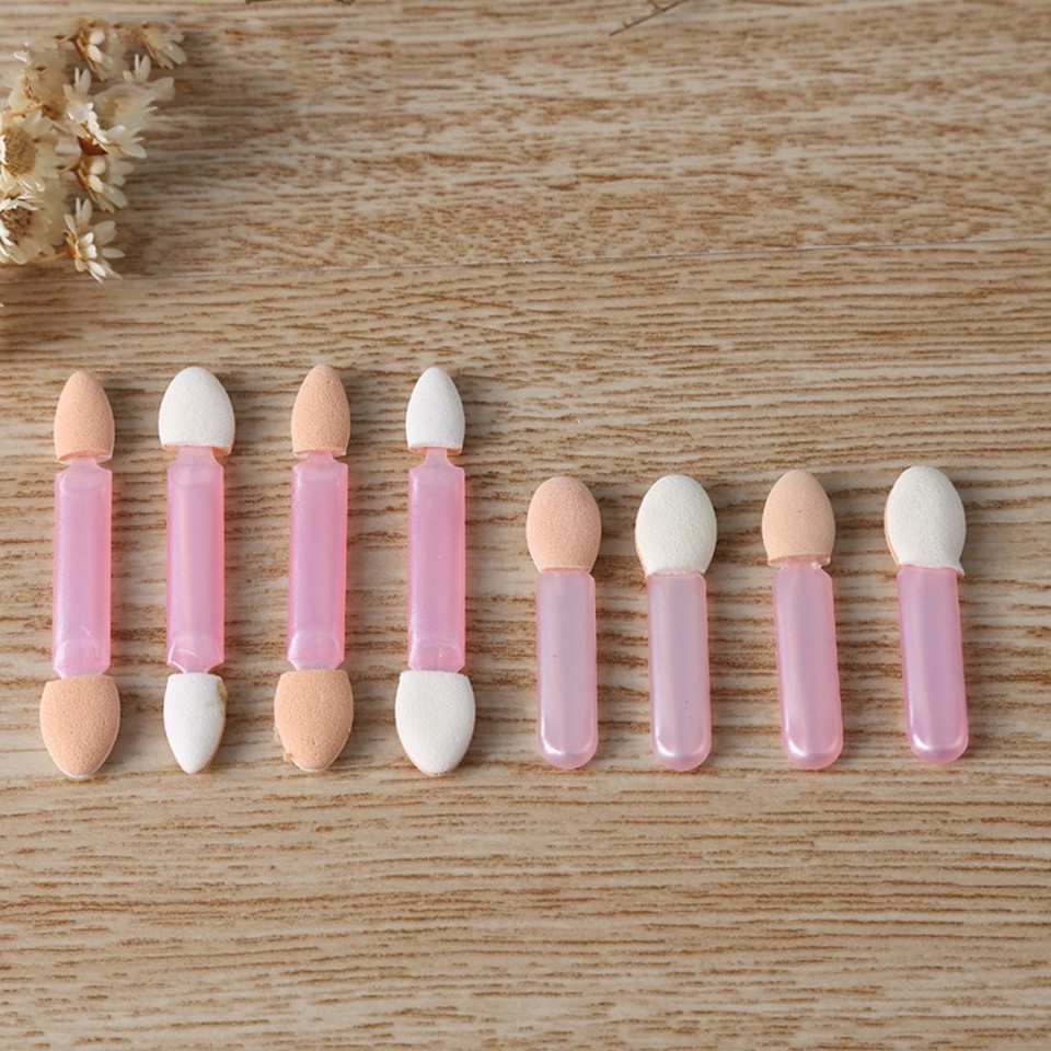 8 Pcs Small Sponge Brush Eye Shadow Applicator Dual Sides Eyeshadow ...