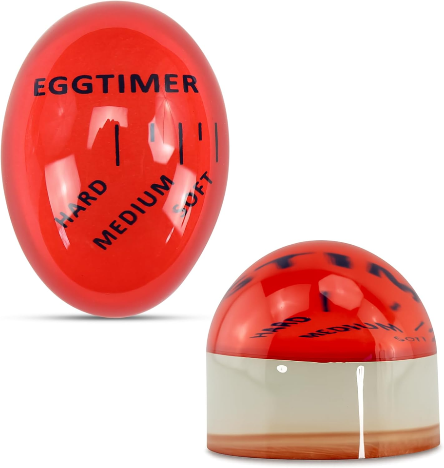 Iconikal Egg Timer 2-Pack, BPA Free Color Changing for Soft or Hard Boiled Eggs | eBay