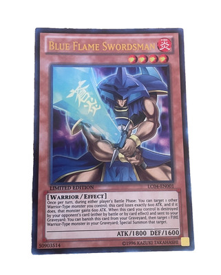 Yu-Gi-Oh! Blue Flame Swordsman Limited Ed LC04-EN001 | eBay